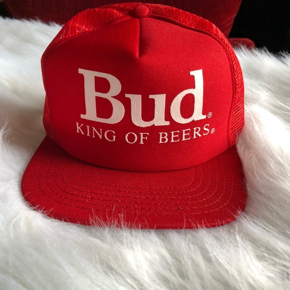 Budweiser | Accessories | Vintage Budweiser Trucker Hat Made In Usa ...